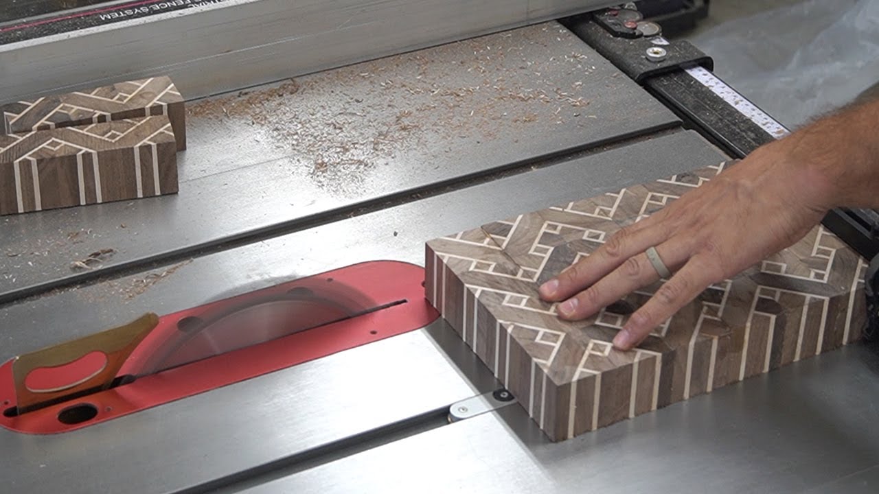 Amazing sculpture carved from patterned wood