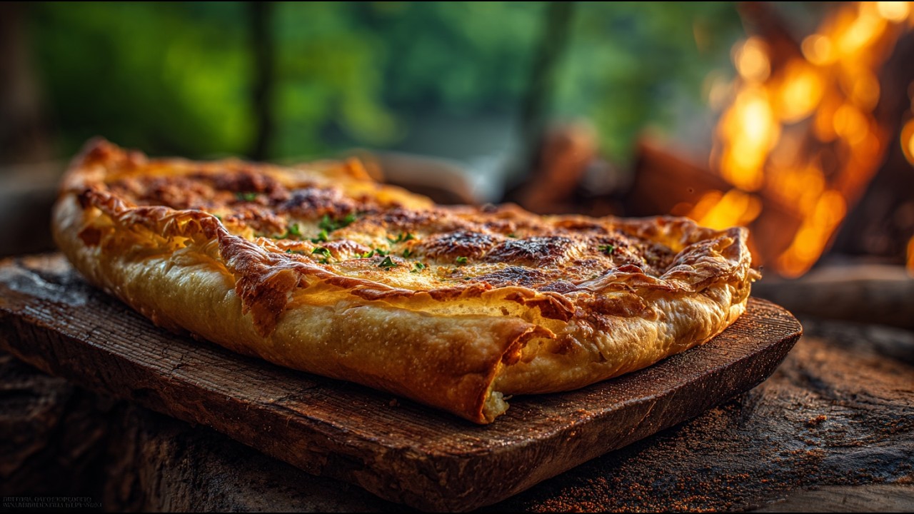Discover the art of paper-thin meat pie! 🔥