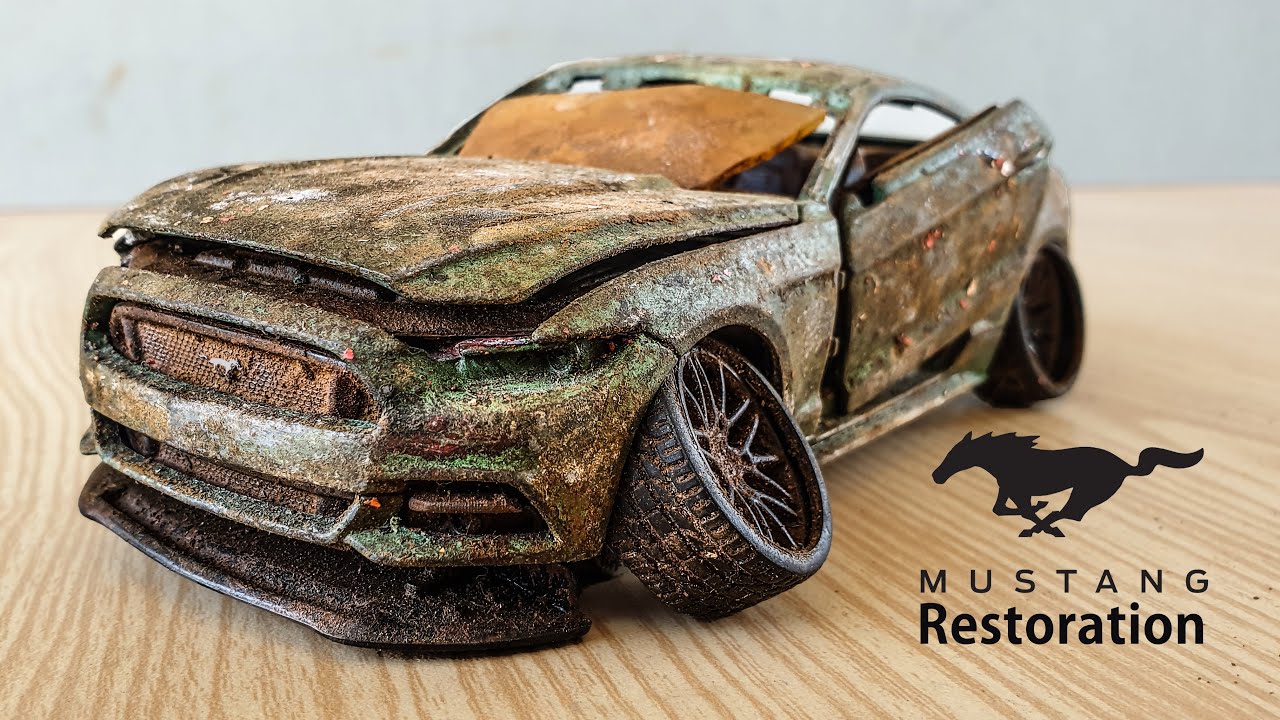 Ford Mustang GT - Amazing restoration abandoned model car