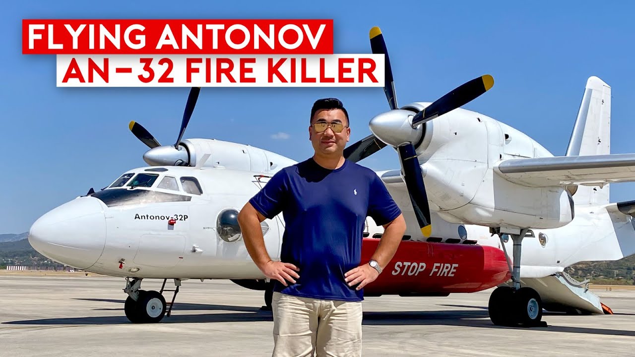 Aerial firefighting: Inside the Antonov An-32P