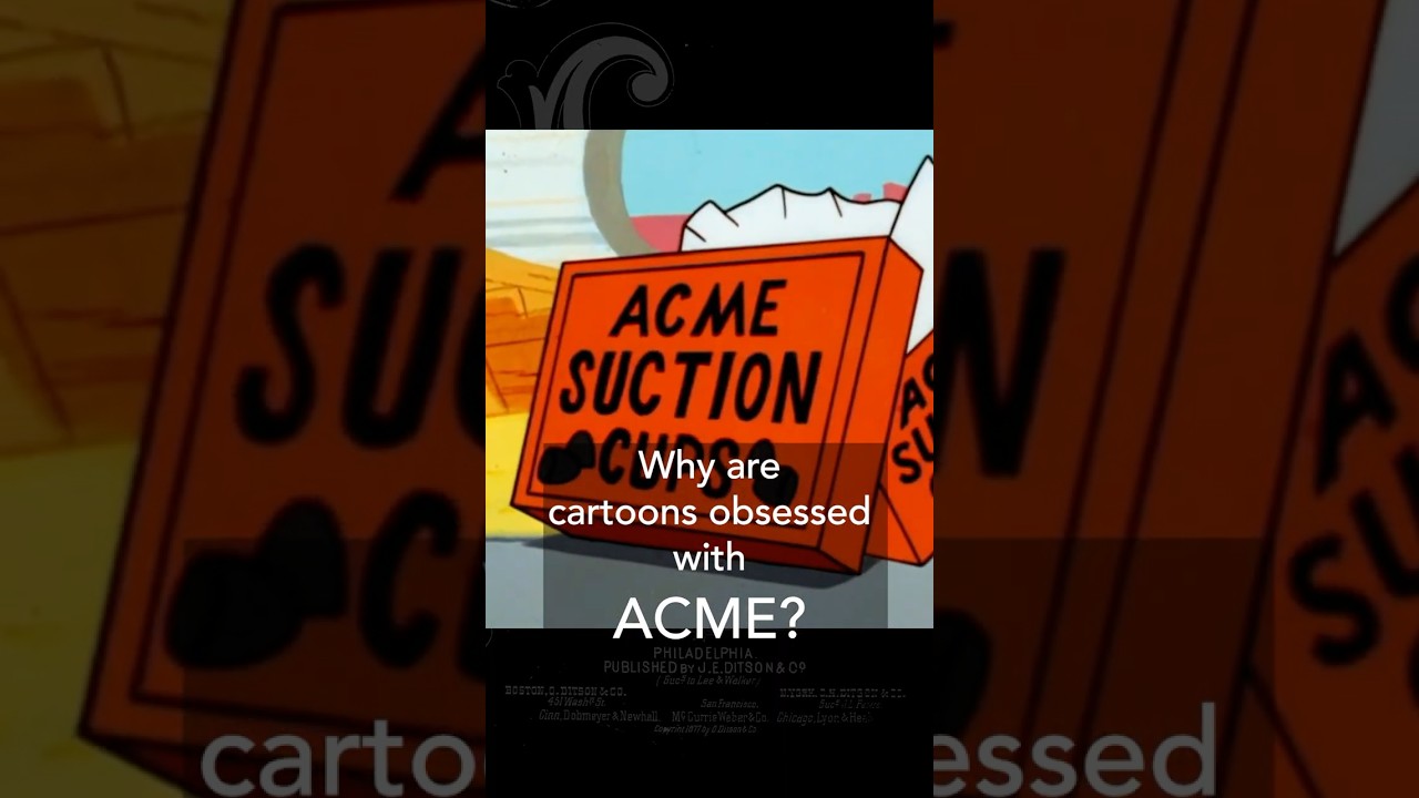Why were cartoons obsessed with ACME? 🤔