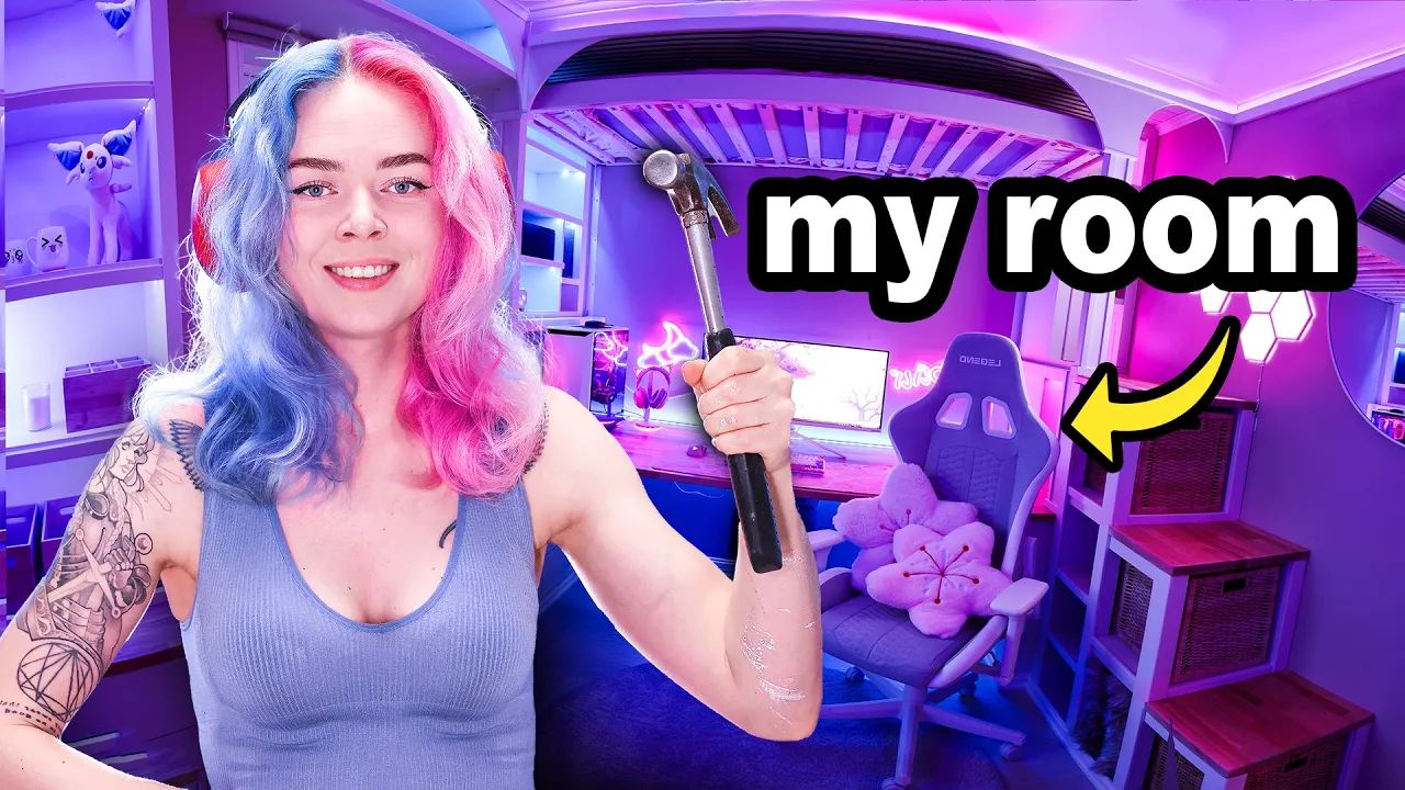 I built my ultimate art & gaming room