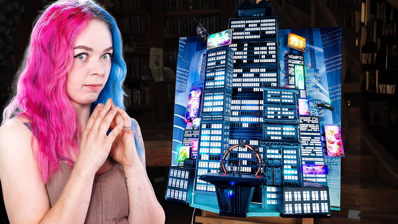 Discover my vibrant cyberpunk canvas!