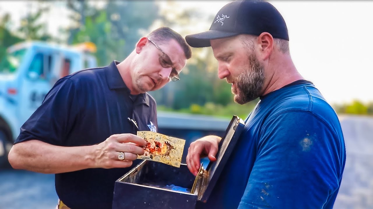 Discovering secrets: locked box and gun found