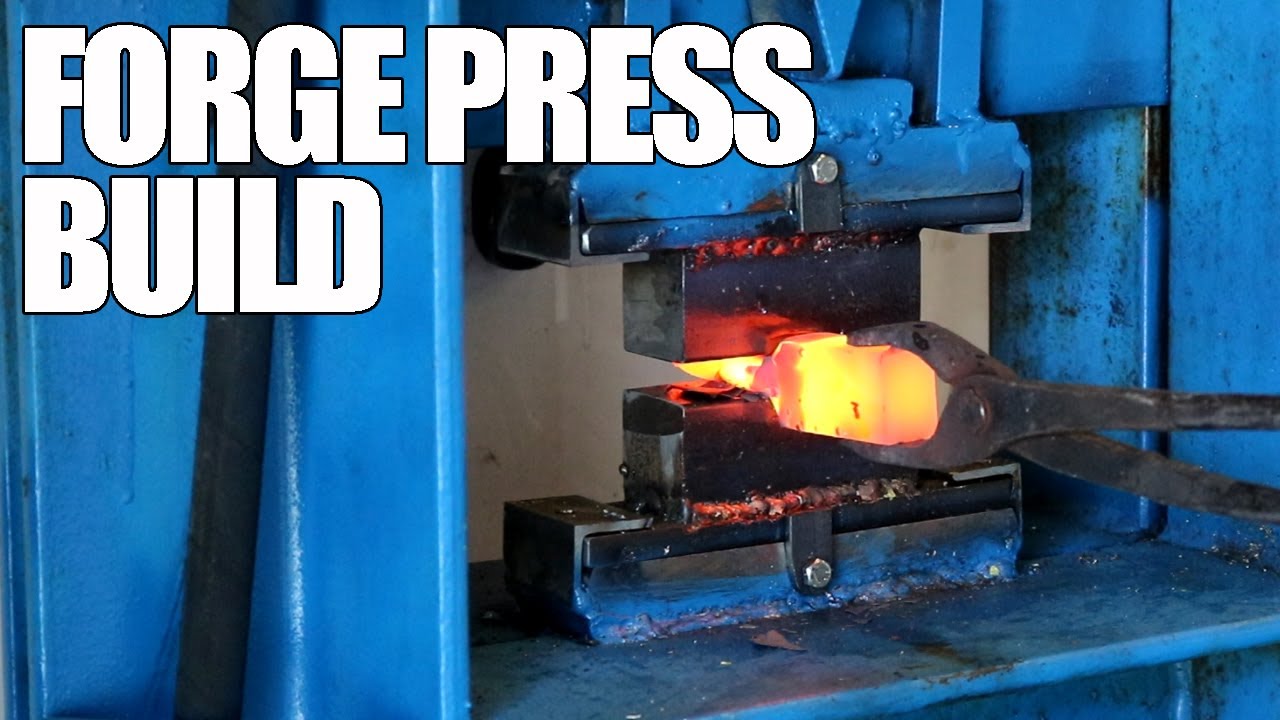I built a 20t forge press! 🔨💪