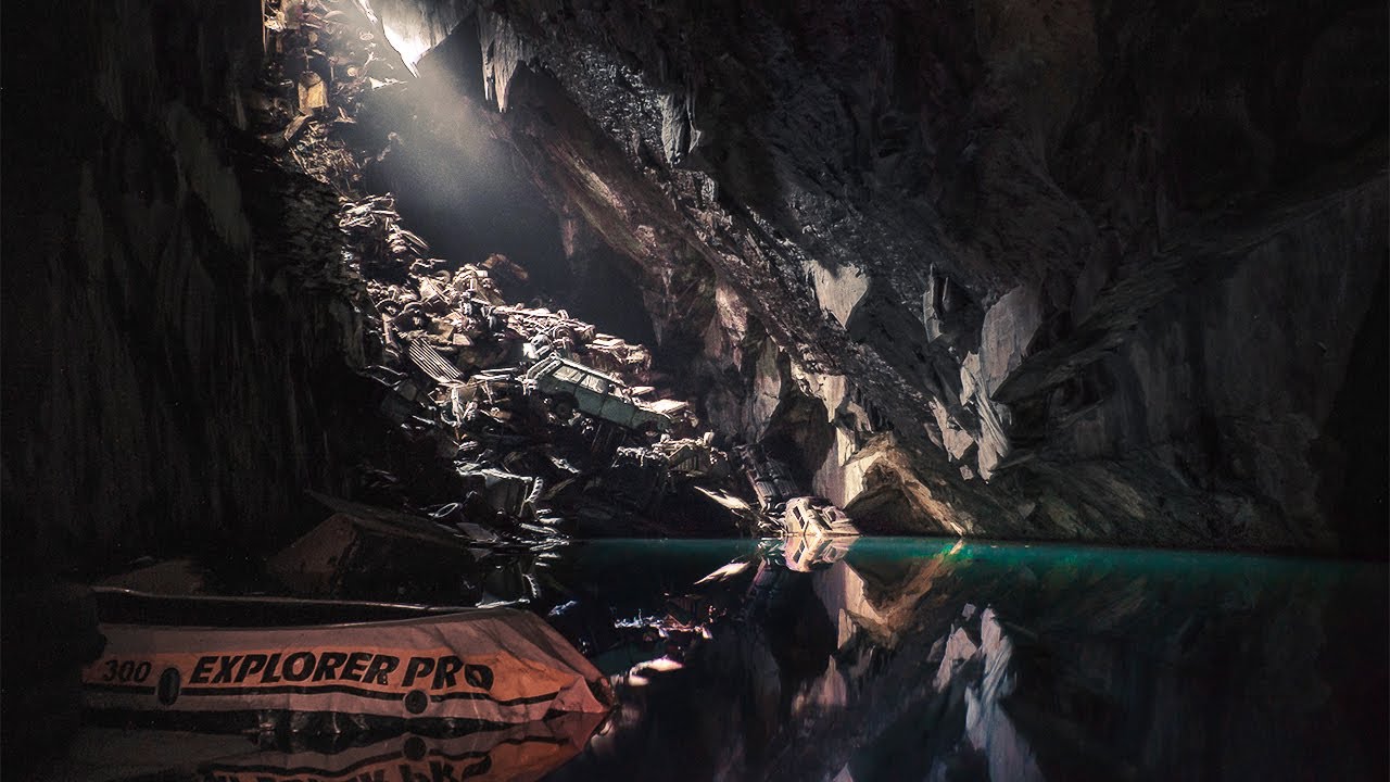 What lies beneath? Hidden car cave adventure