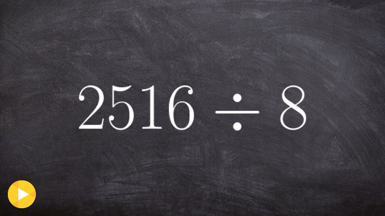 Learn to identify the parts and divide two numbers using long division