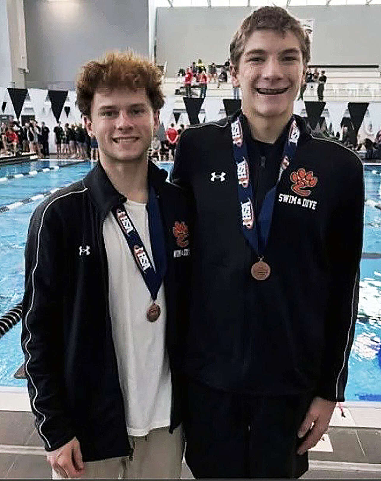 Suhre, Ruehl make Edwardsville swim, dive history at IHSA state meet
