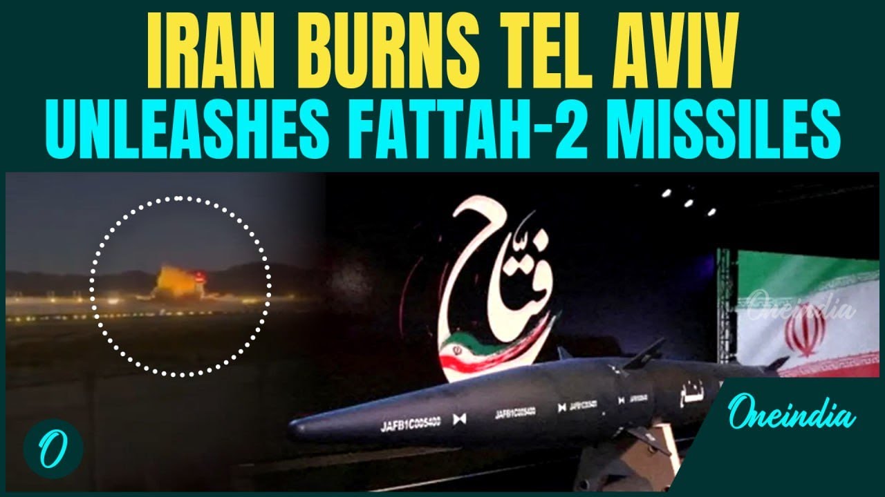 Iran’s hypersonic Fattah-2 missiles pound Tel Aviv | Chilling visuals ...