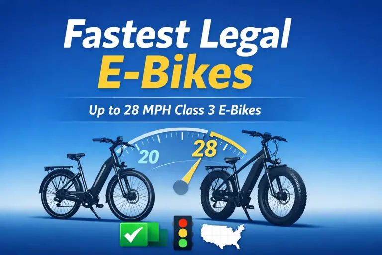 Fastest legal electric bikes (2026 guide to 28 MPH class 3 e-bikes)