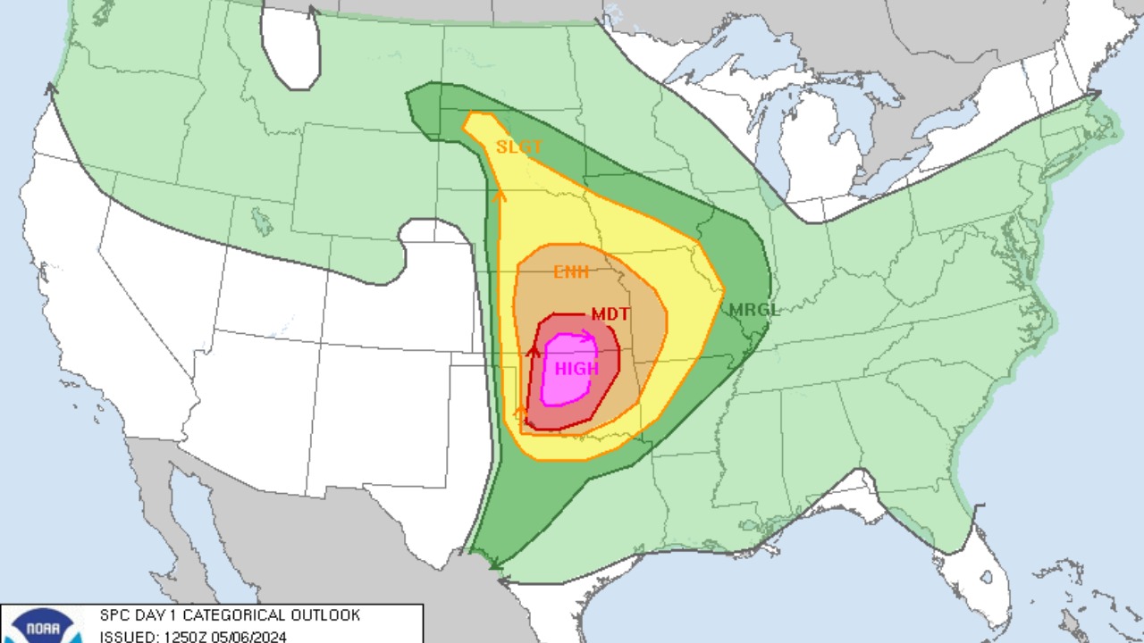 Storm Prediction Center adds new intensity levels, changing how we read ...