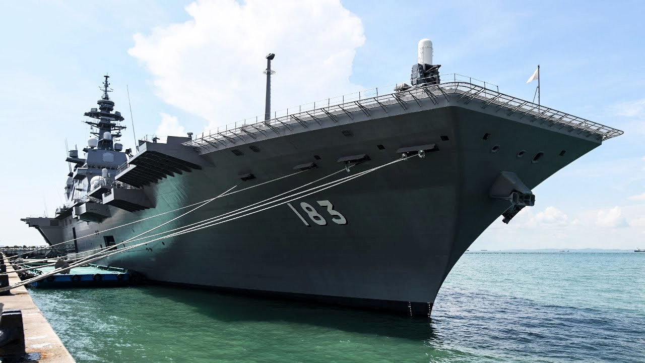 JS Izumo - Japan’s 27,000 ton destroyer built to fly F-35Bs