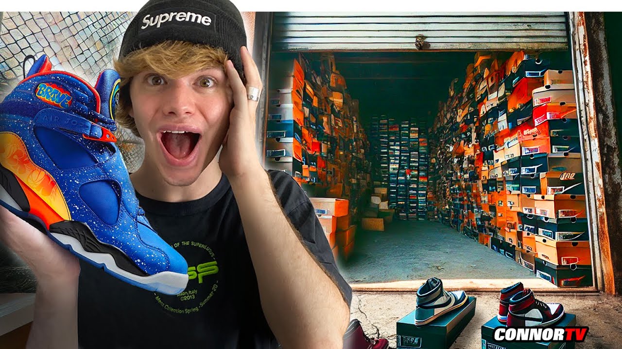 He took a risk on a forgotten storage unit - then found boxes of sneakers