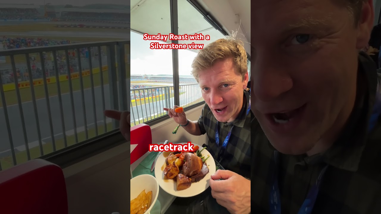 Sunday roast + F1 = happy man