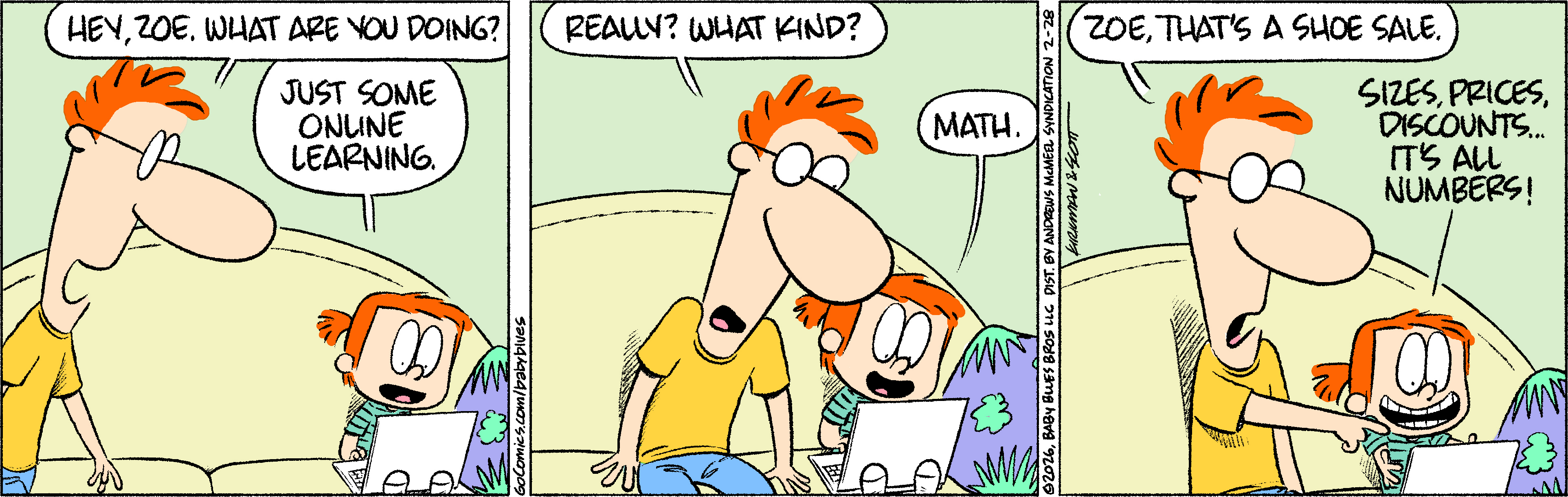 Baby Blues by Rick Kirkman and Jerry Scott