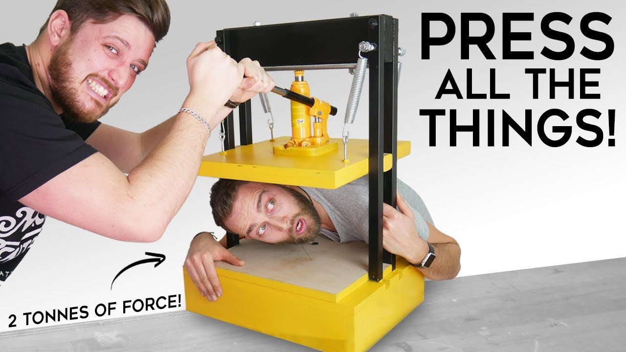How to build your own plastic sheet press