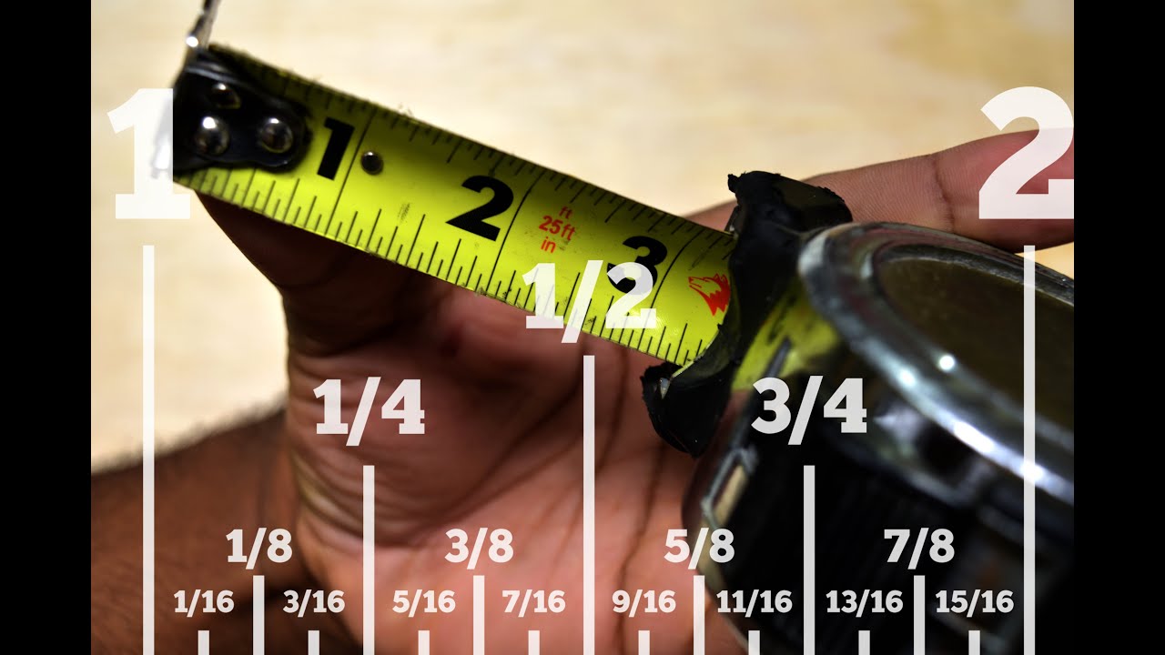 Tape measure 101: Learn to read it the easy way