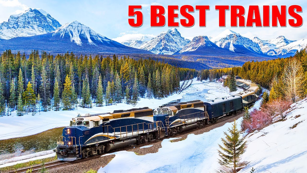 Explore 5 breathtaking train journeys across North America