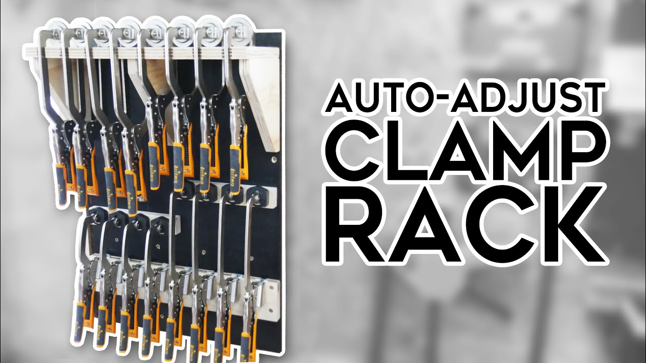 Organizing your workshop with an easy clamp rack