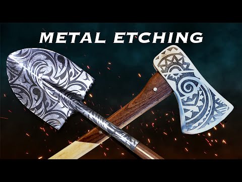 2 simple techniques for metal etching 🎨