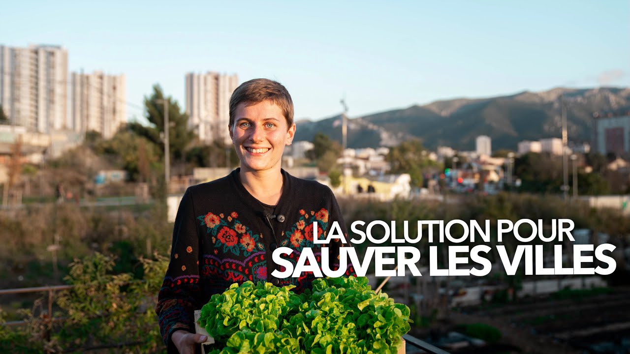 Au cœur de Marseille, elle cultive son potager urbain face au train