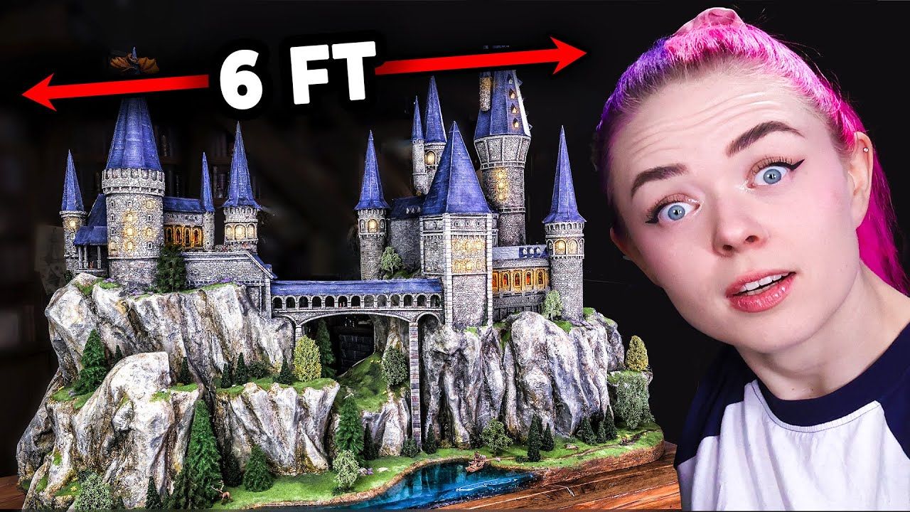DIY giant Hogwarts castle project