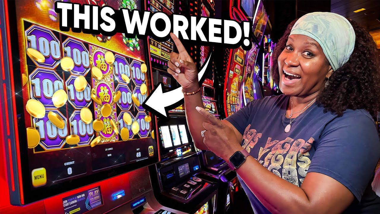 We won on slot machines using this bankroll building strategy in Las Vegas!