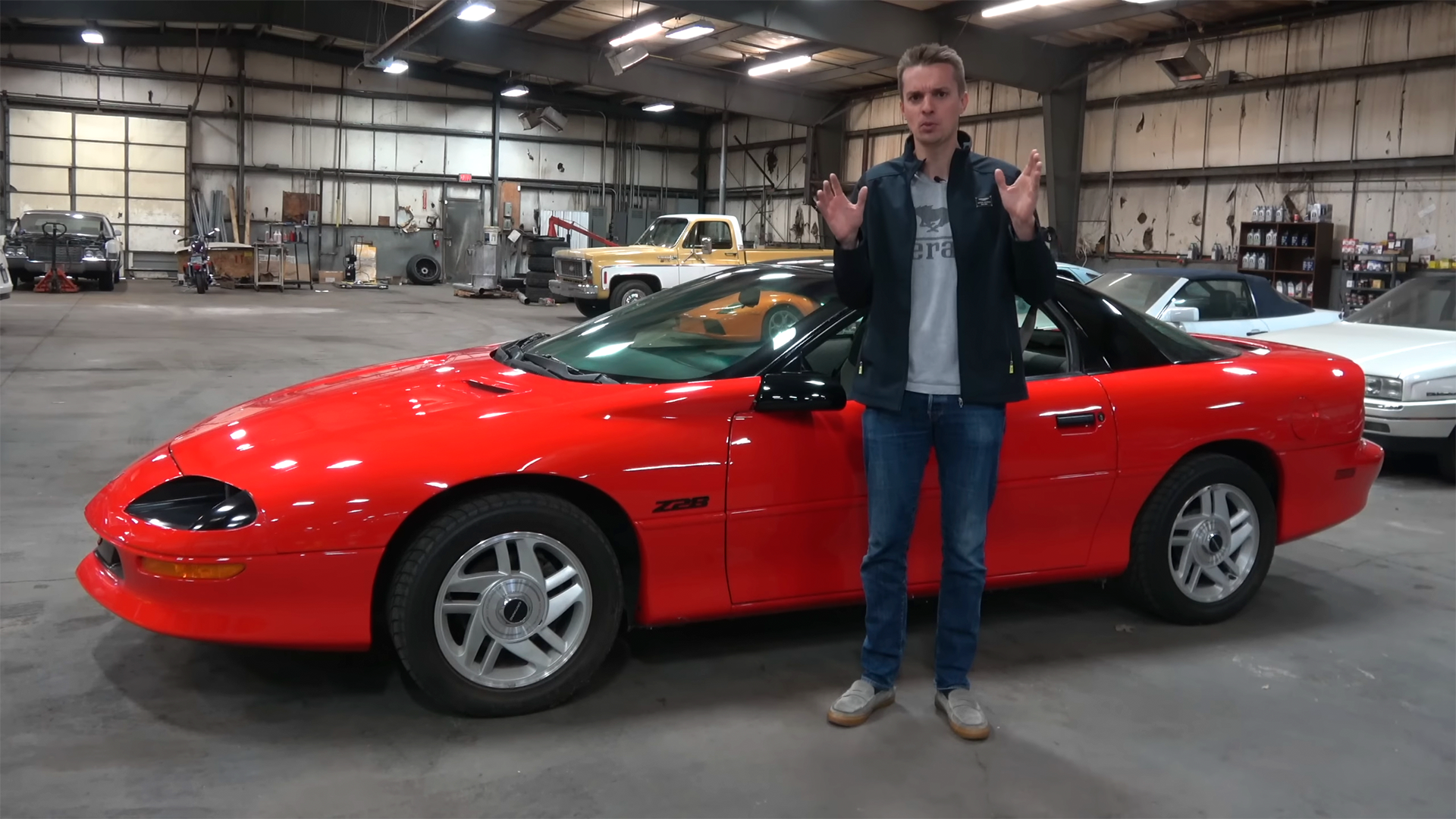 I bought a barn find 1993 Camaro Z-28 and started it for the first time ...