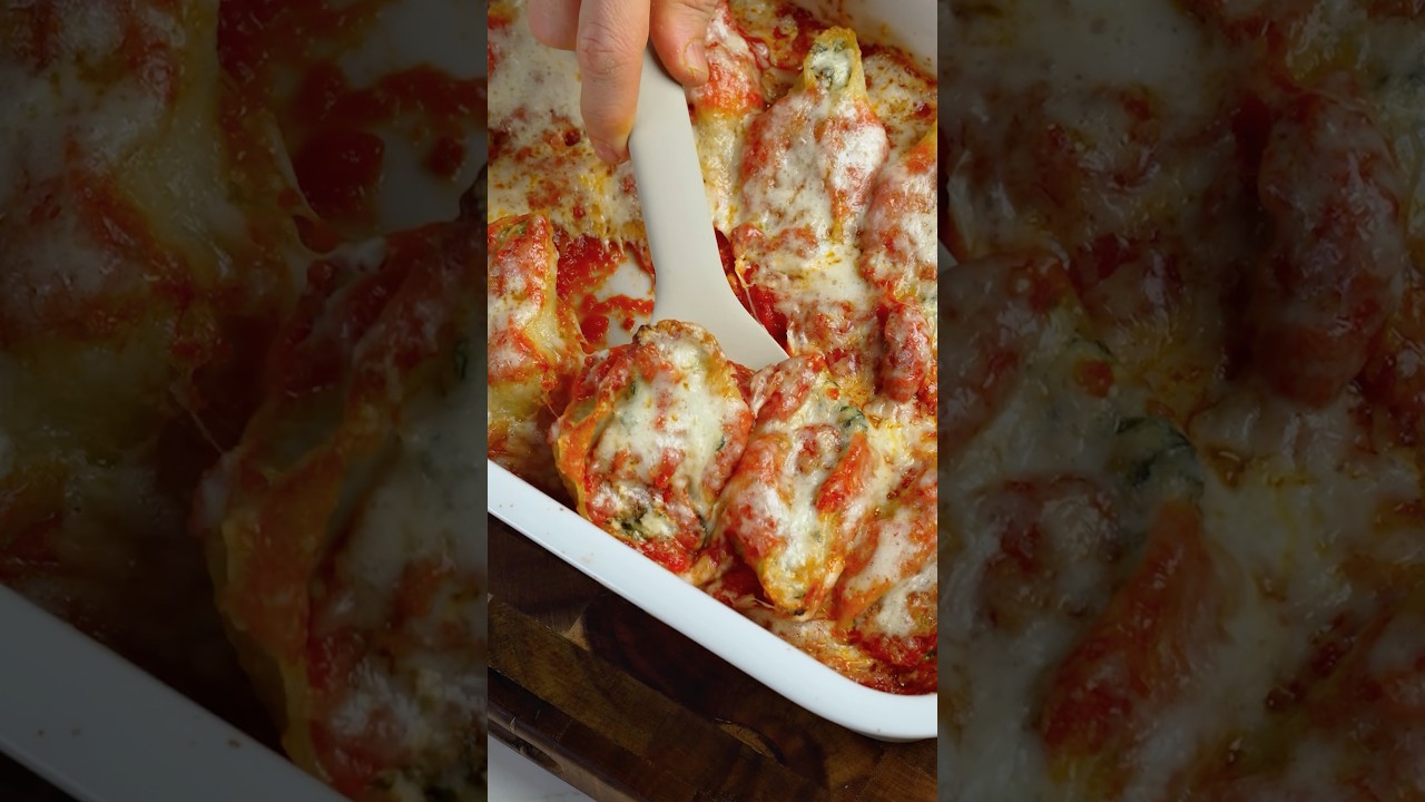 I can’t resist these stuffed jumbo shells! 😍