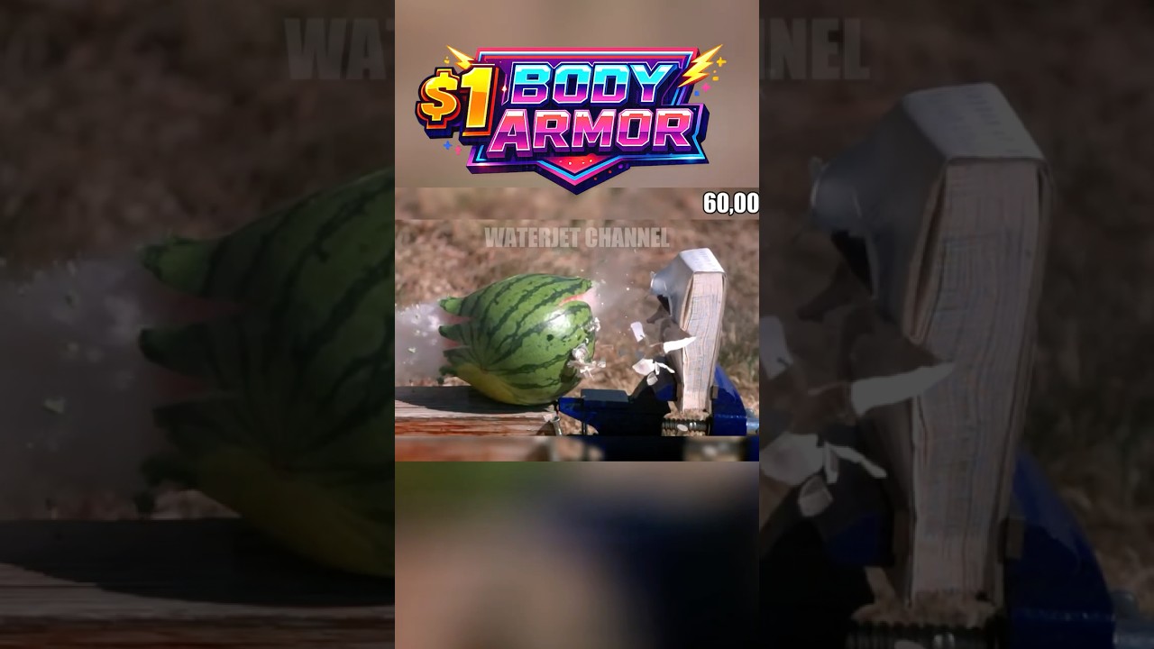 $10 body armor vs real bullets 😳