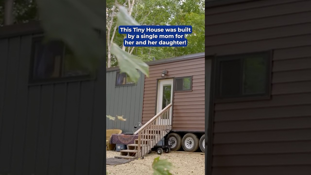 Building a tiny house for mom and daughter