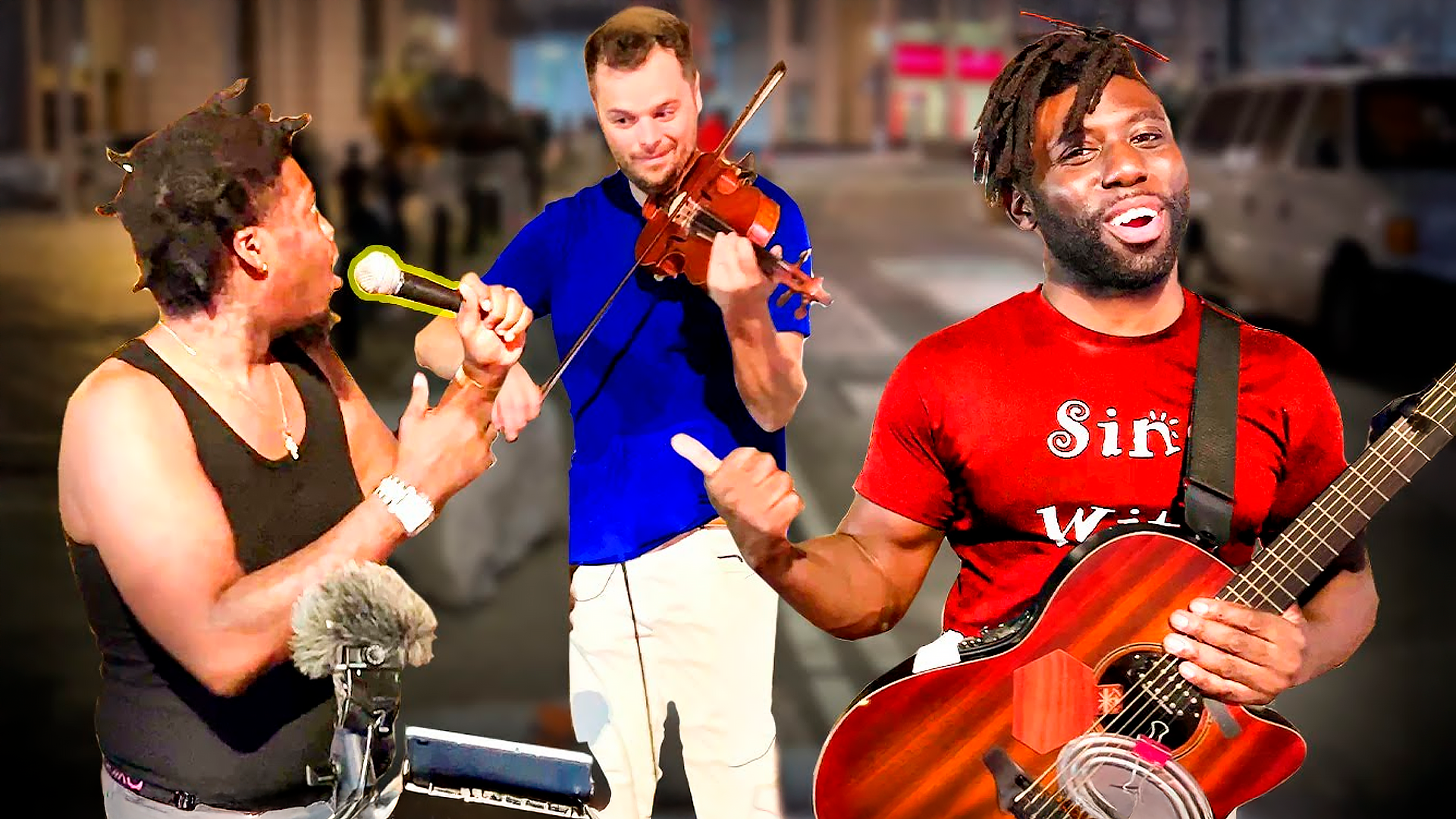 Street rapper meets a violinist: watch this!