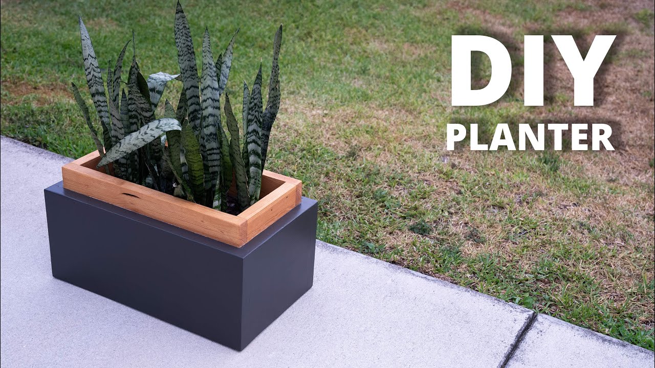 Make your own two-tone planter