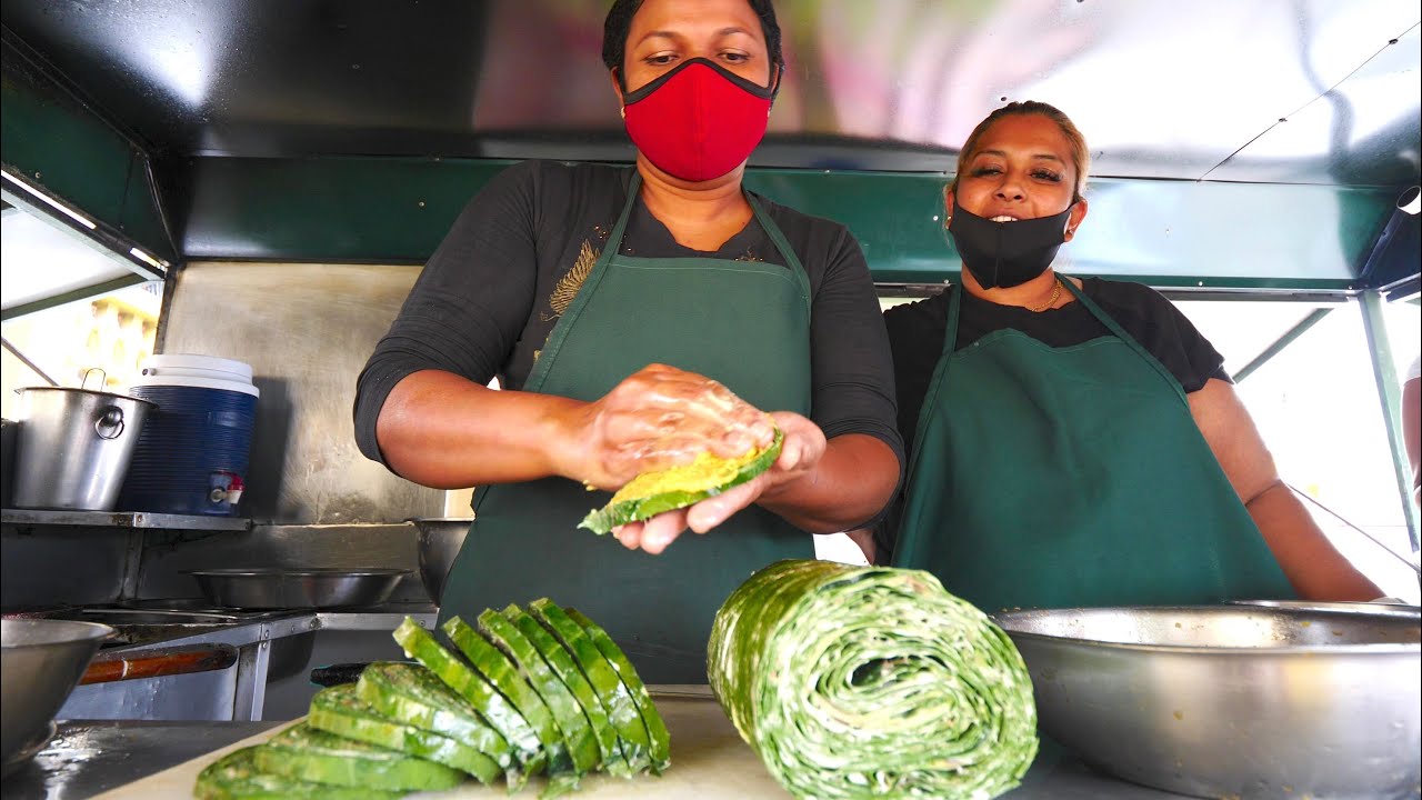 Trini street food tour of Chaguanas! Venezuelan and Trini food feast! 🇹🇹
