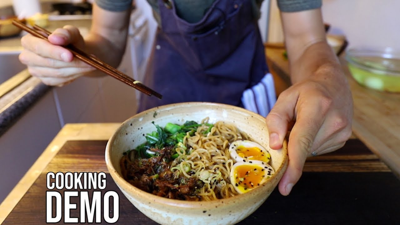 Make restaurant style ramen in 1 hour