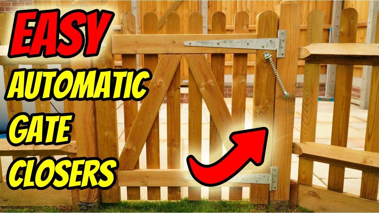 How to install a gate spring + door closer