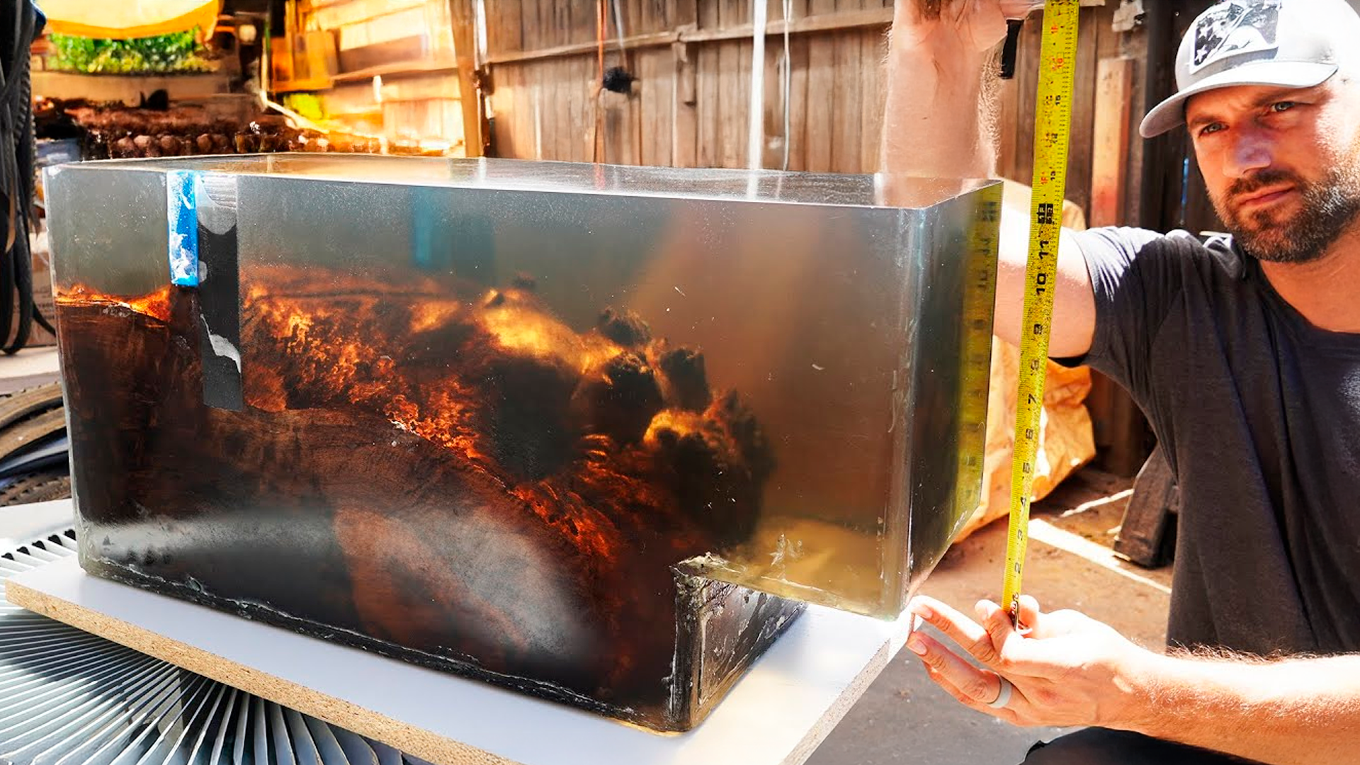 I poured 8 gallons of epoxy in one go! 😲