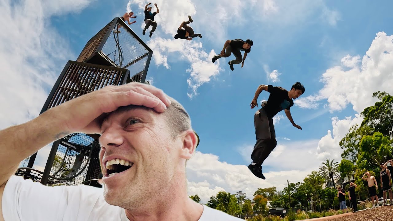 I can't believe this epic splat backflip! 😱