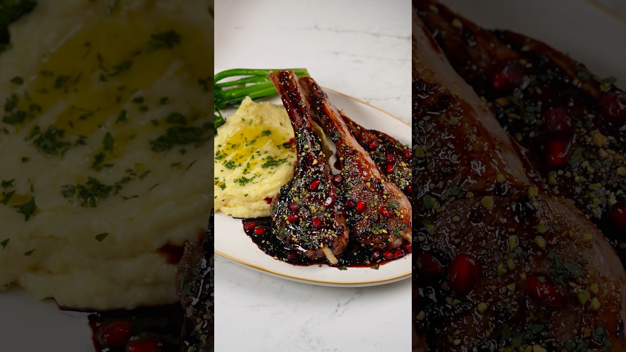 I made lamb chops with a twist 🍽️