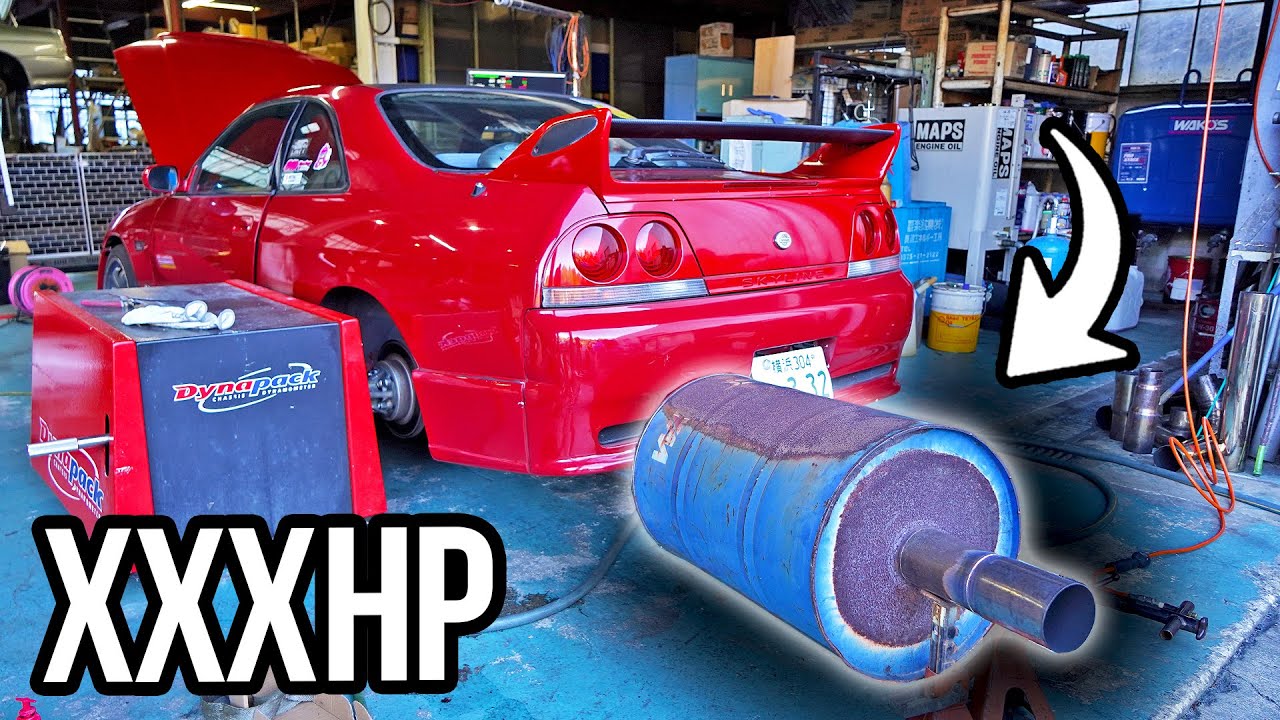 Tuning my Skyline with Japan's biggest muffler!