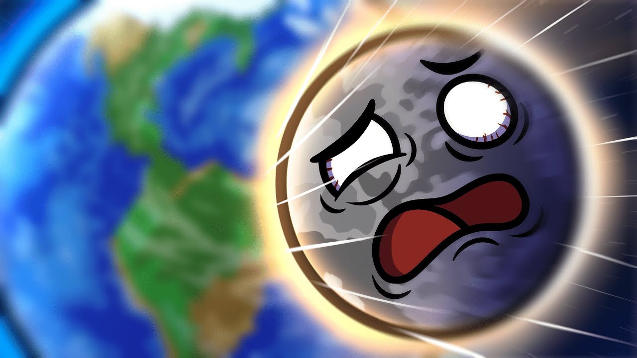 Imagine the moon crashing into Earth!
