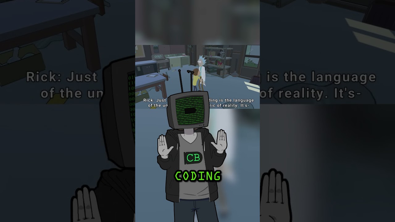 AI Rick and Morty roast Code Bullet
