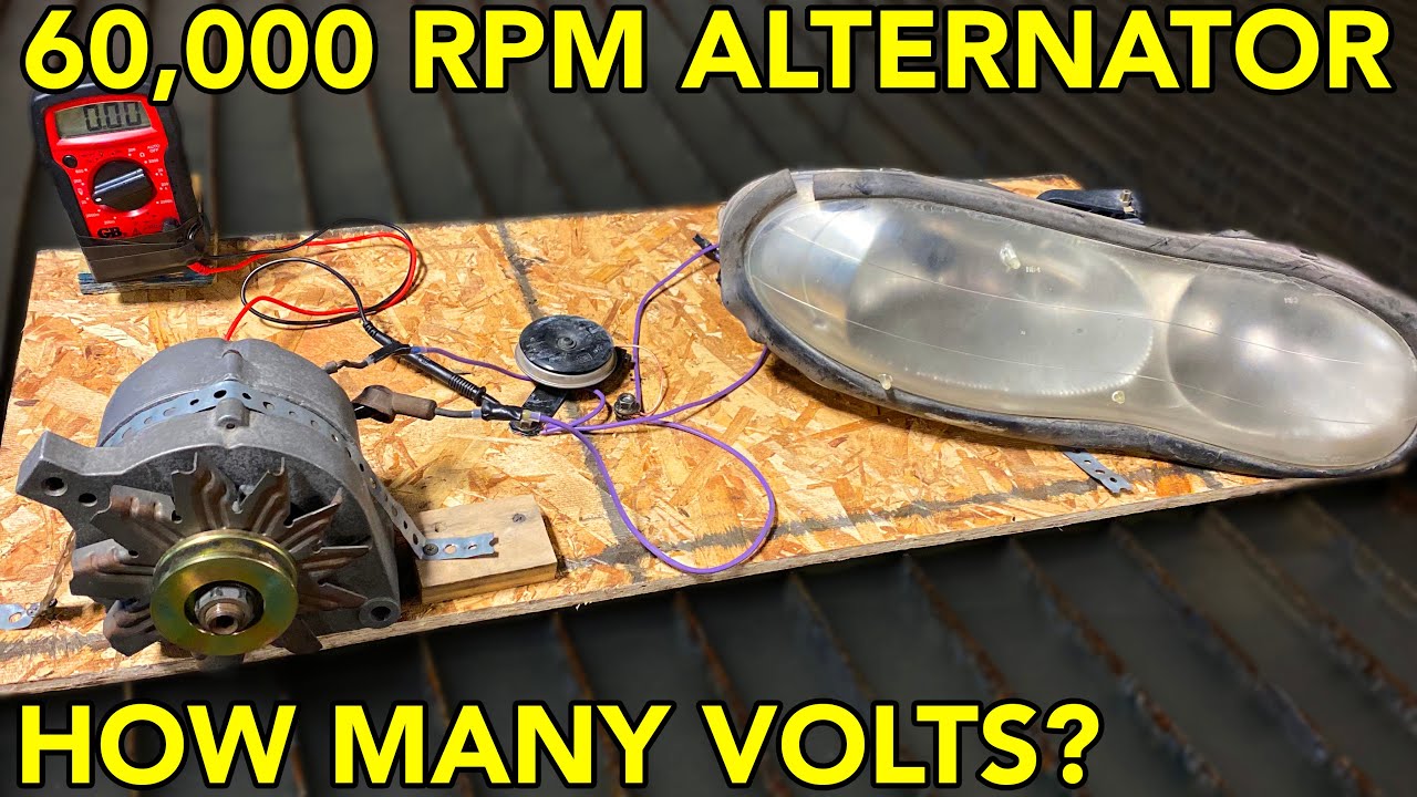 How much power can alternators produce?