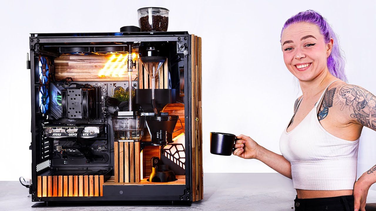Watch me turn my computer into a coffee machine!