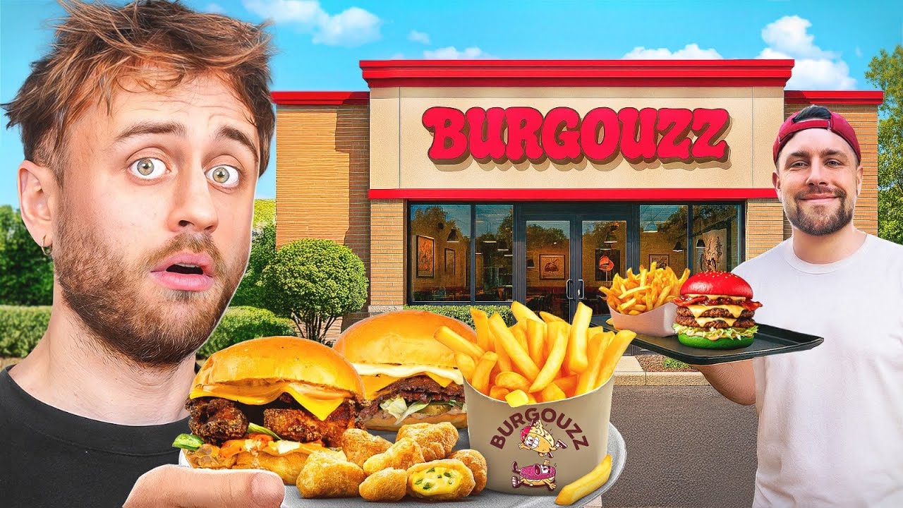 Je teste toute la carte de Burgouzz 🤤 (le fast food de Valouzz)