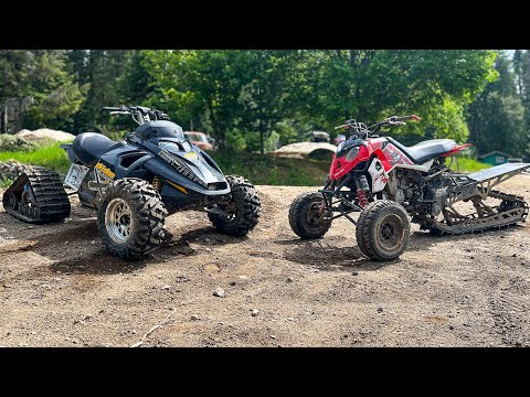 I tested insane snowmobiles on dirt! 🏍️