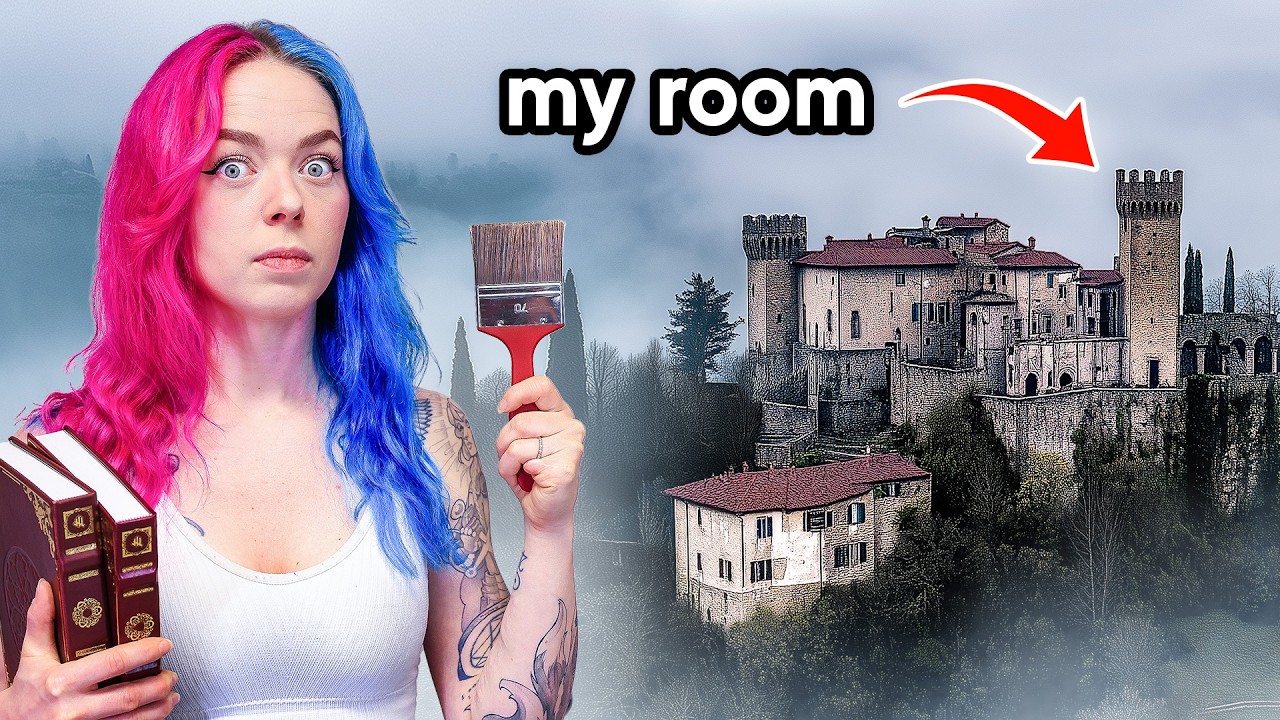 I painted portraits for 14 days in a castle 🎨