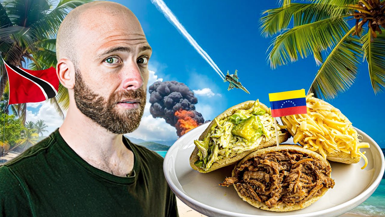 Venezuela in Trinidad before Maduro's capture! Food tour before the war!