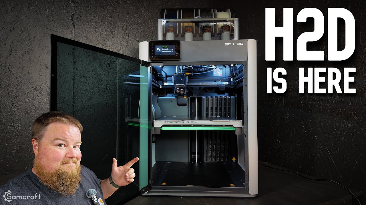 Unboxing & setup of the new Bambu Lab H2D