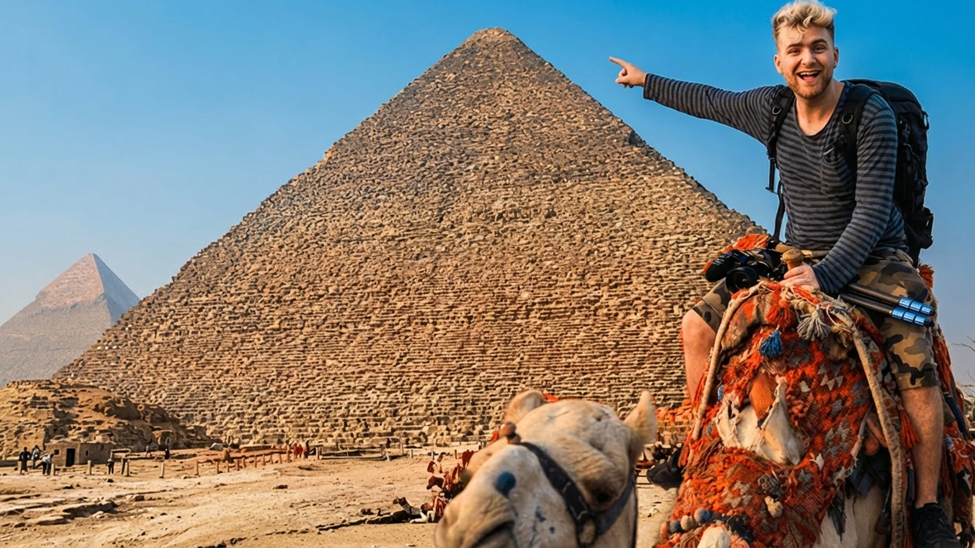 Abandoned pyramids in Egypt - discovering ancient mummy